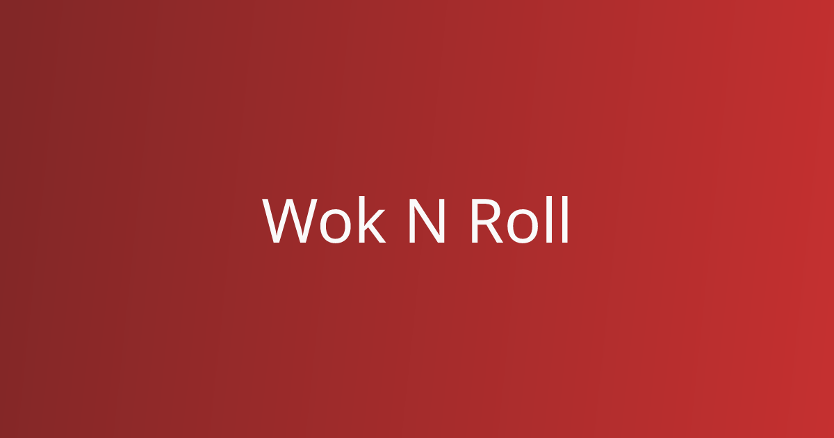 Best Chinese in Birmingham, AL | Wok N Roll Chinese Restaurant | Order ...